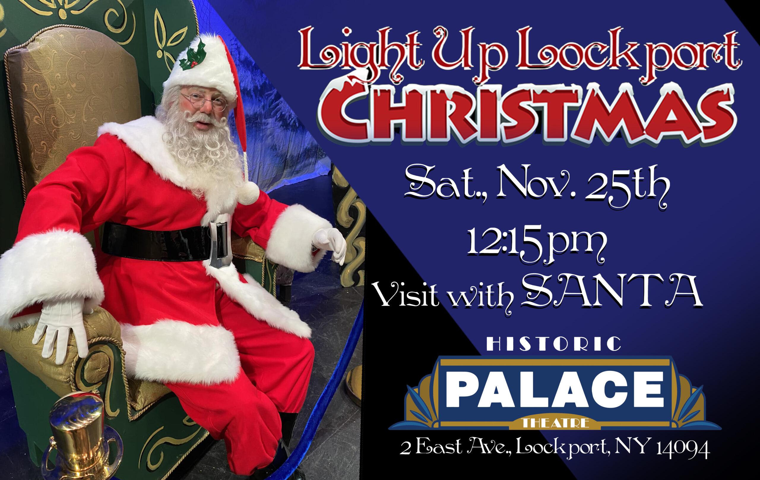Santa Slide 2023 - Lockport Palace Theater