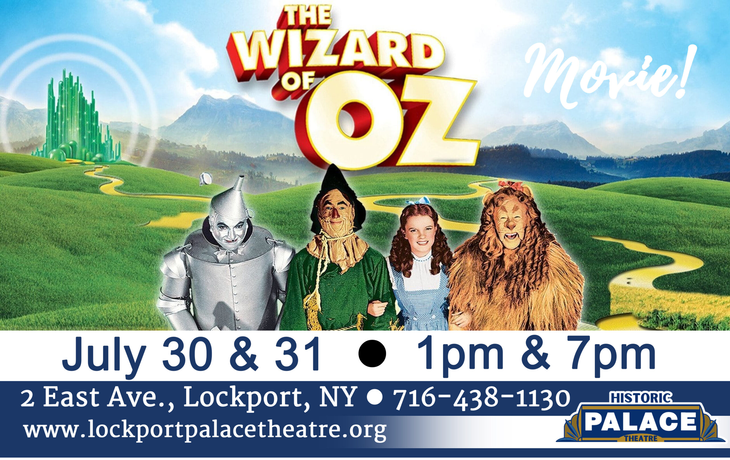 Wizard Slide 1 - Lockport Palace Theater