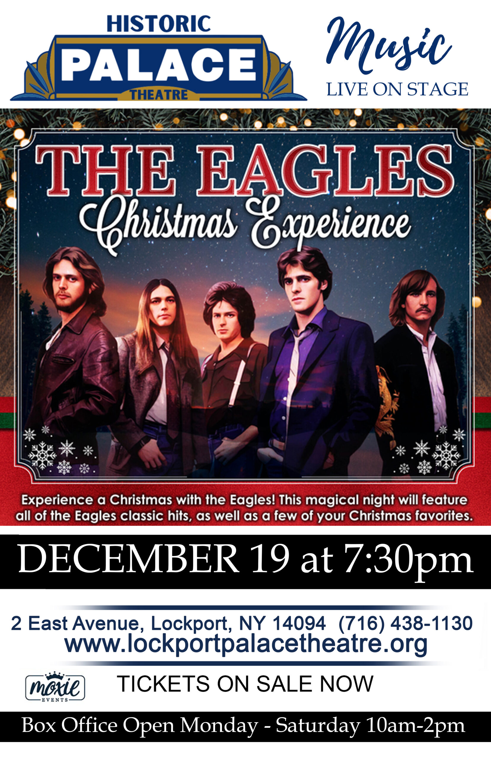 Eagles Main Poster xmas 12-19-2025 - Lockport Palace Theater